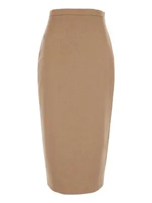 Max Mara Wool Pencil Skirt - Multicolor