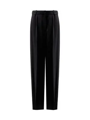TOTEME Satin Trousers - Black