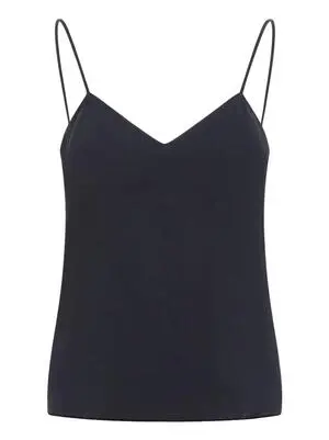 Max Mara Washed Silk Tank Top - Blue