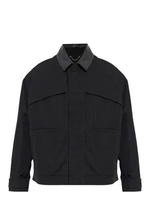 GOLDEN GOOSE Padded Leather-collar Jacket - Multicolor