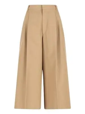 CELINE CELINE Wool Blend Cropped Trousers
