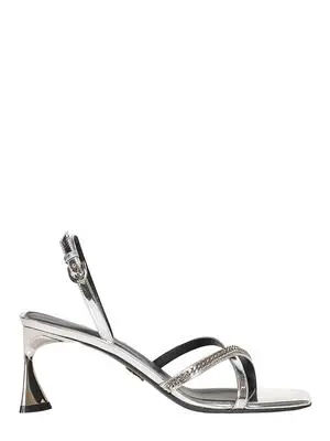 Stella McCartney Elsa Metallic Heeled Sandals - Multicolor