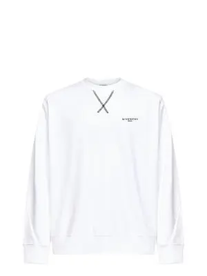 Givenchy Brushed Cotton Couture Seam Sweatshirt - Multicolor