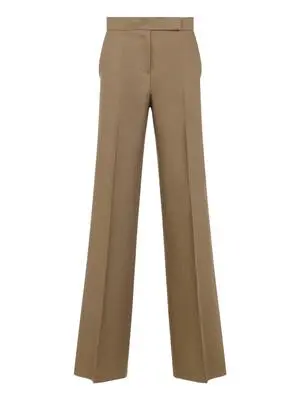Max Mara MAX MARA Badesse Linen Pants Brown