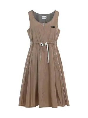 Miu Miu Mini Silk Dress - Multicolor