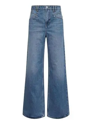Isabel Marant Étoile Light Blue Cotton Denim Lemony Jeans - Multicolor