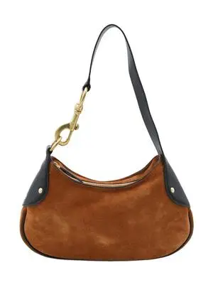 Mulberry Suede Shoulder Bag - Brown