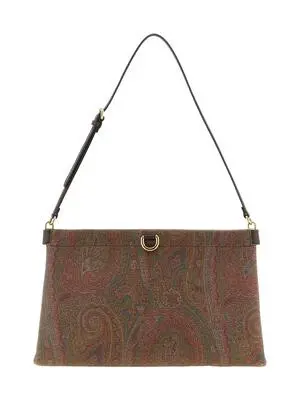 Etro Talk Mini Clutch - Brown