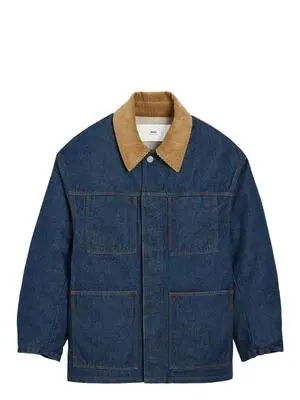 AMI Paris Worker Denim Jacket - Multicolor