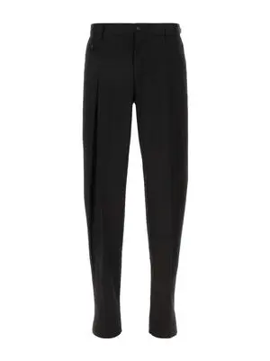 Dolce & Gabbana Stretch Gabardine Pants - Black
