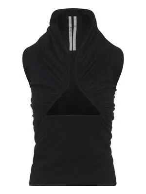 Rick Owens Prong Ss Top - Black