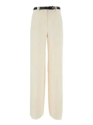 Max Mara Straight Trousers - Cream