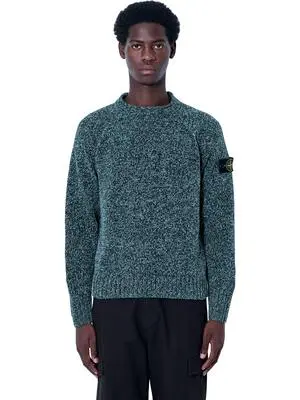 Stone Island Knitted Crewneck Sweater - Green