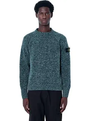 Stone Island Knitted Crewneck Sweater - Green