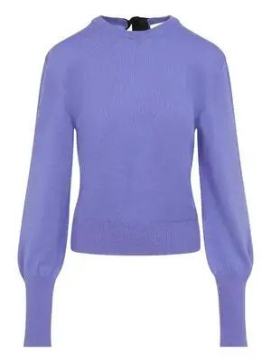 LANVIN Gros Grain Detail Jumper - Blue