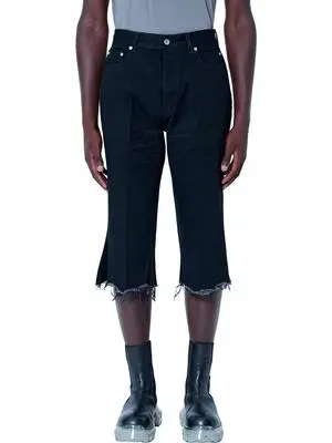 Rick Owens Bolan Cutoffs Jeans - Black
