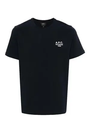 A.p.c. Cotton Jersey T-shirt - Blue