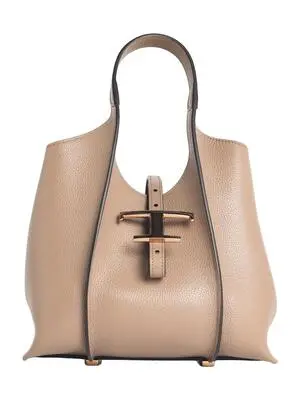 TOD'S T Timeless Mini Shopping Bag - Cream