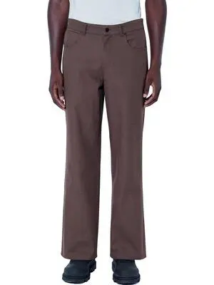 Moncler Tailored Straight-leg Trousers - Brown