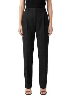 Saint Laurent Wool Tailored Trousers - Black