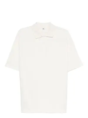 C.P. COMPANY Logo Cotton Polo Shirt - Multicolor