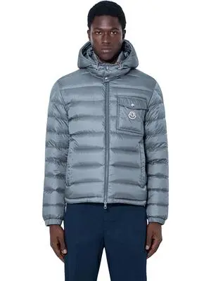 Moncler MONCLER Verith Hooded Puffer Jacket Gray