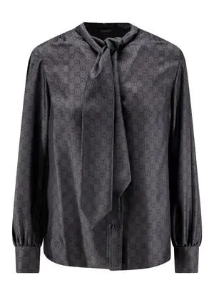 Gucci Primavera Gg Silk Shirt - Multicolor