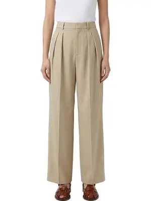 Saint Laurent SAINT LAURENT Wool And Silk Tailored Trousers Multicolor