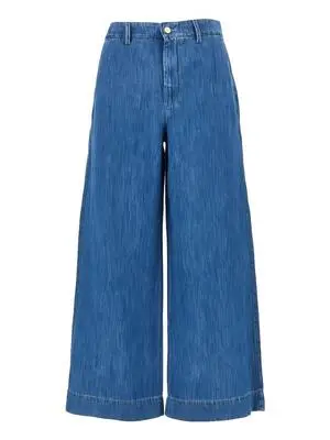Max Mara Flared Leg Denim Jeans - Multicolor