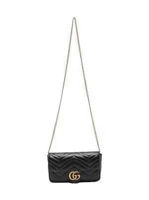 Gucci Matelassé Leather Cross-body Bag - Black