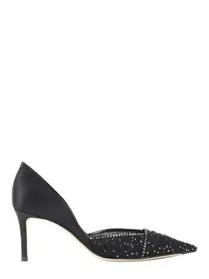 Giorgio Armani Satin And Tulle Décollet - Black