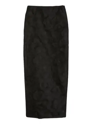 Max Mara Silk Long Skirt - Multicolor