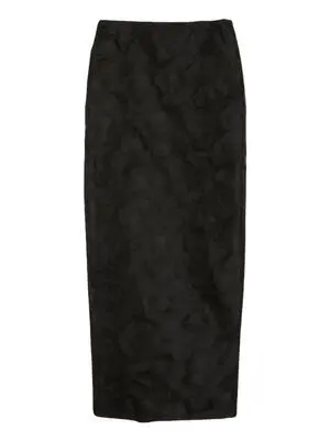 Max Mara Silk Long Skirt - Multicolor