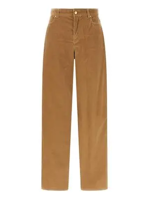 Max Mara Fragola Velvet Trousers - Cream
