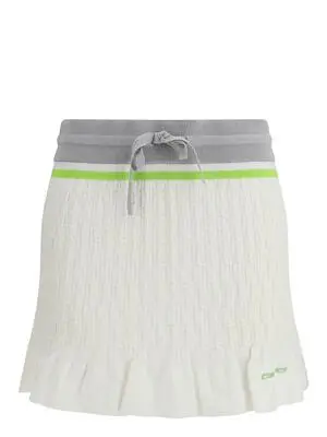 Casablanca Tennis Mini Skirt - White