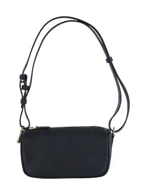 Gucci Mini Hammered Leather Bag - Black