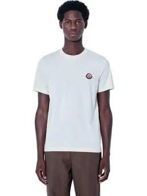 Moncler Crewneck Logo T-shirt - Multicolor