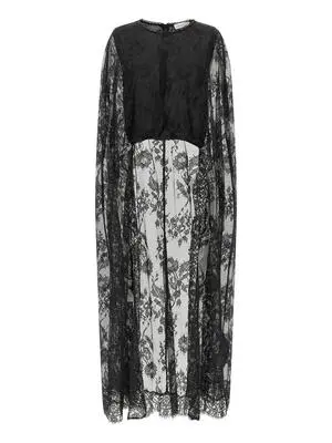 Zimmermann Valiant Lace Caped Top' Top - Black
