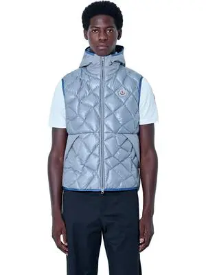 Moncler MONCLER Quilted Vest Gray