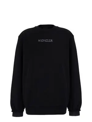 Moncler MONCLER Logo Lettering Crewneck Sweatshirt Multicolor