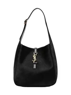 Saint Laurent SAINT LAURENT Calf Leather Shoulder Bag Black