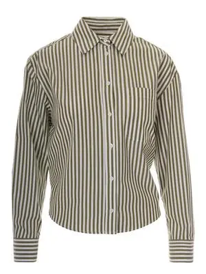 Max Mara Striped Shirt - Green