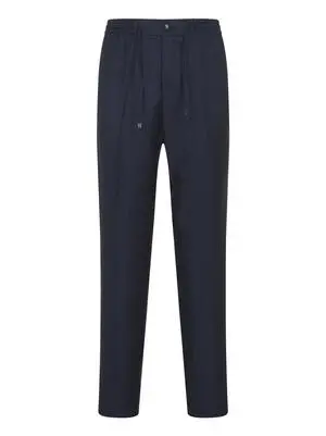 Etro Wool And Linen Pants - Blue