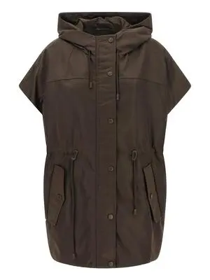 Max Mara Orgiano Padded Vest - Brown