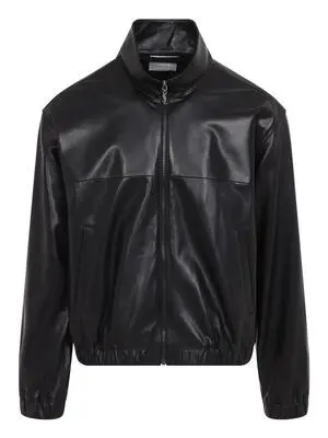 Saint Laurent Cassandre Bomber Jacket - Black