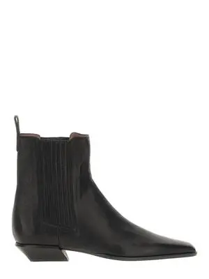 Paris Texas Leather Chelsea Boot - Multicolor