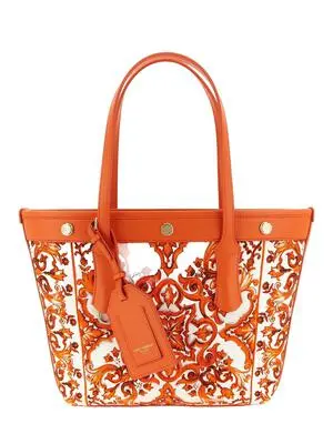 Dolce & Gabbana Atene Shopping Bag - Orange