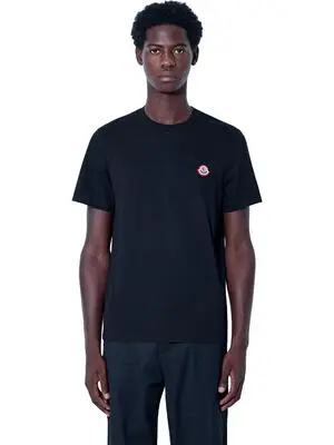 Moncler Logo Motif T-shirt - Black