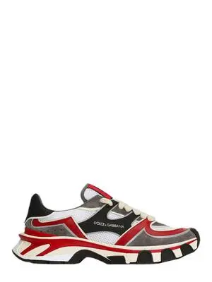 Dolce & Gabbana Mesh-detail Sneakers - Multicolor