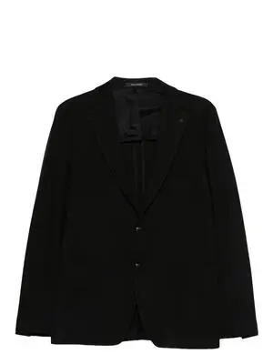 Tagliatore Cotton Blazer - Black